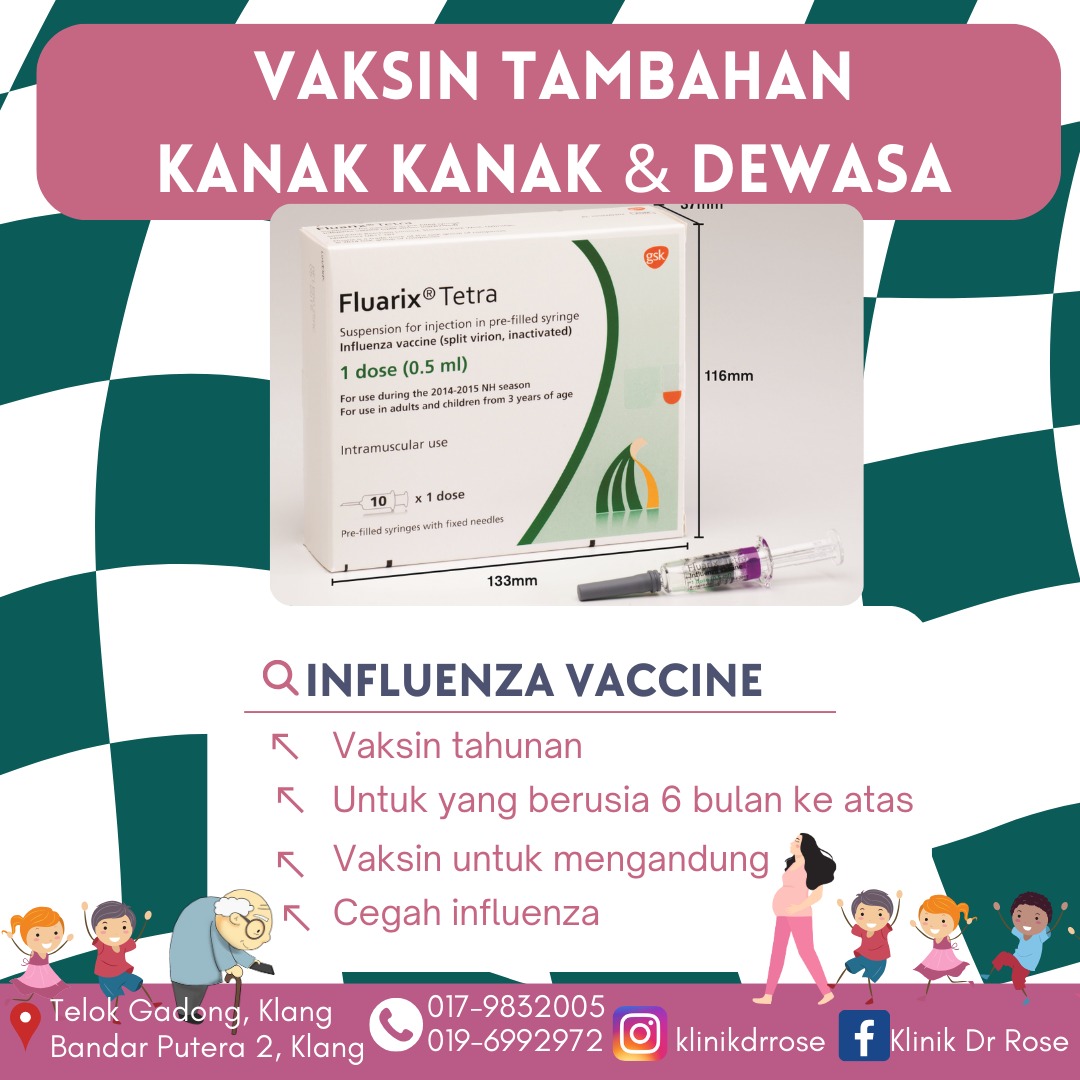 PENTINGNYA VAKSIN INFLUENZA - Klinik Dr Syuhada